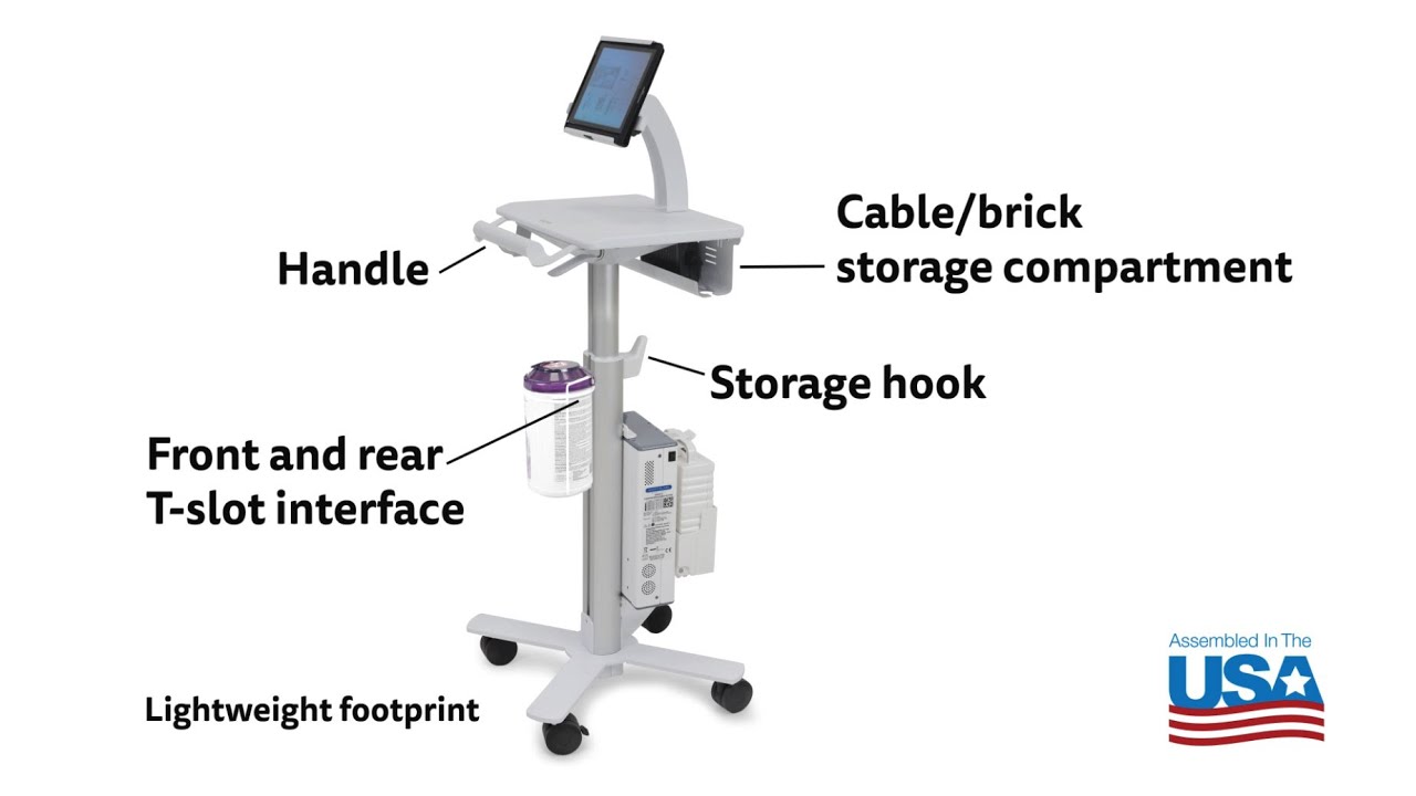 Ergotron StyleView® Tablet Cart, SV10