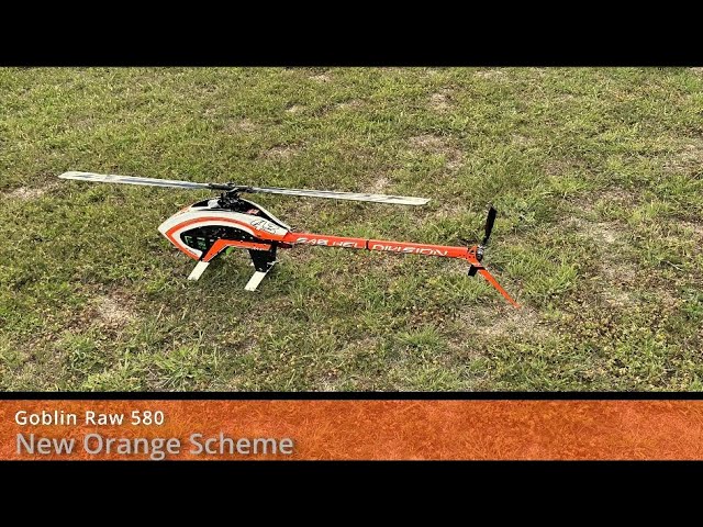 SAB Canopy Raw 580 Orange/White | HeliDirect