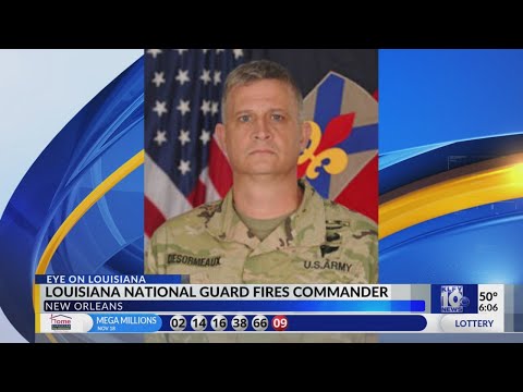 Louisiana National Guard fires commander