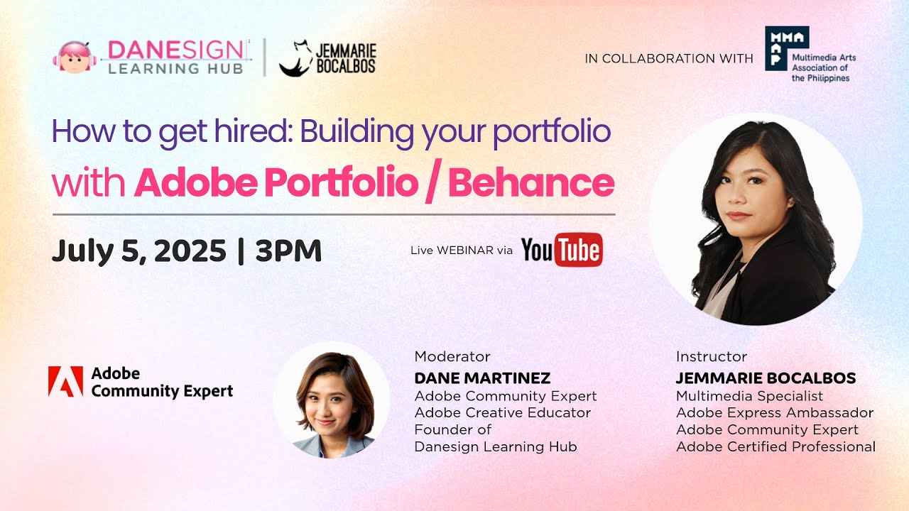 How to get hired: Building your portfolio with Adobe Portfolio / Behance