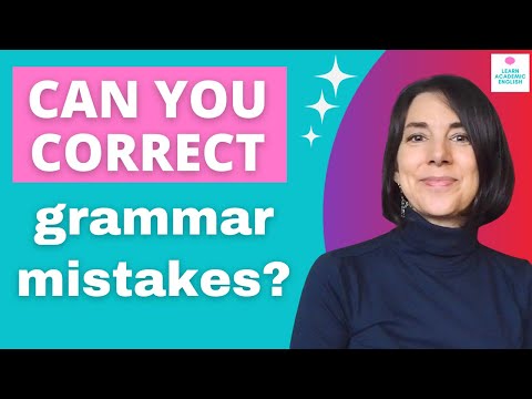 English Grammar Test: Can you correct these grammar mistakes?