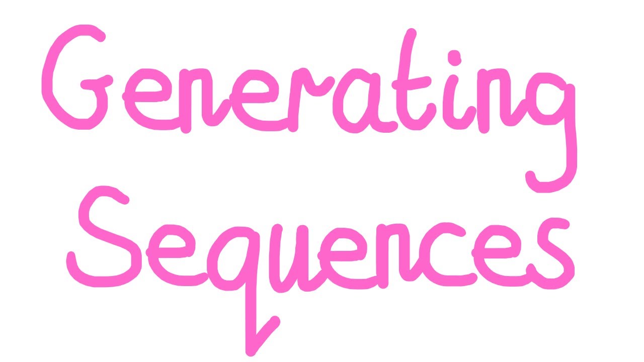 1MM - Generating Sequences