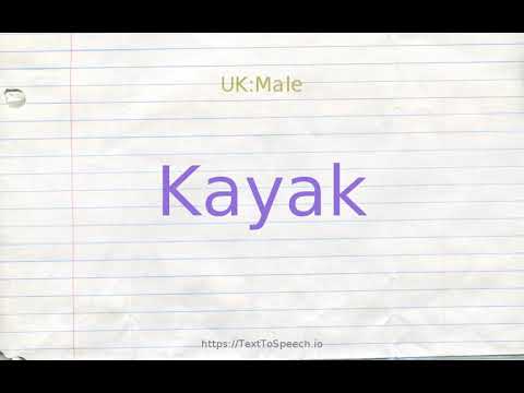 How to pronounce kayak