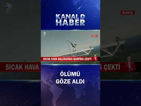 Sıcak Hava Balonunda Barfiks Çekti, Paraşütle Yere İndi