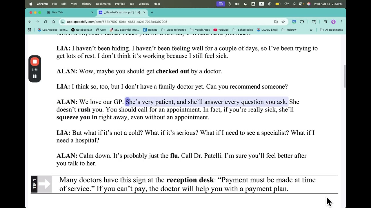 11a what's up doc pdf | Speechify