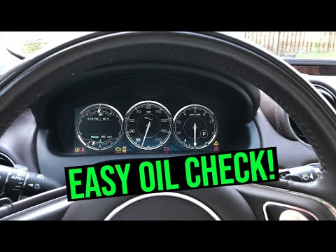 How to check the oil level in a Jaguar XJ / X351
