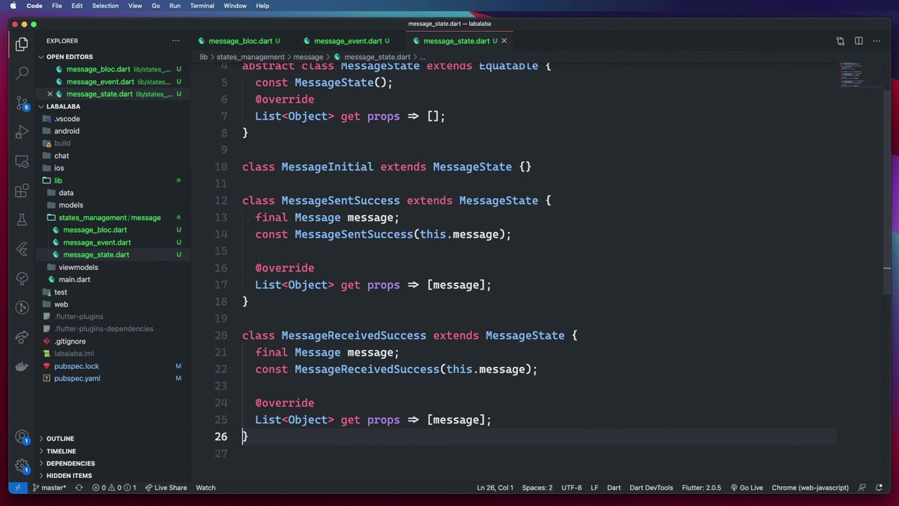Flutter Chat App   THE RIGHT WAY   Part 7   BLOC