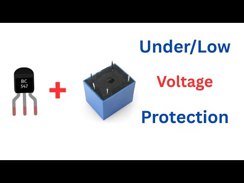 Under/Low Voltage Circuit Only Relay BC547