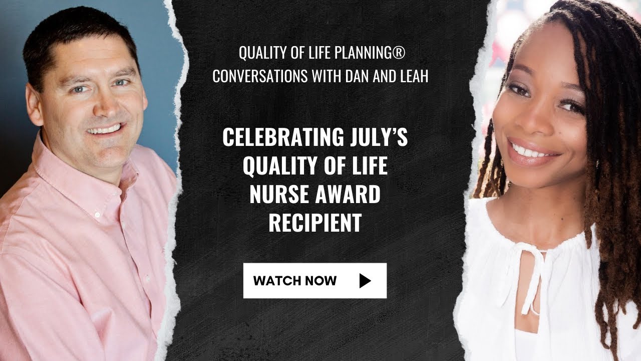 Celebrating Excellence: Honoring July's Quality of Life Nurse Award Recipient