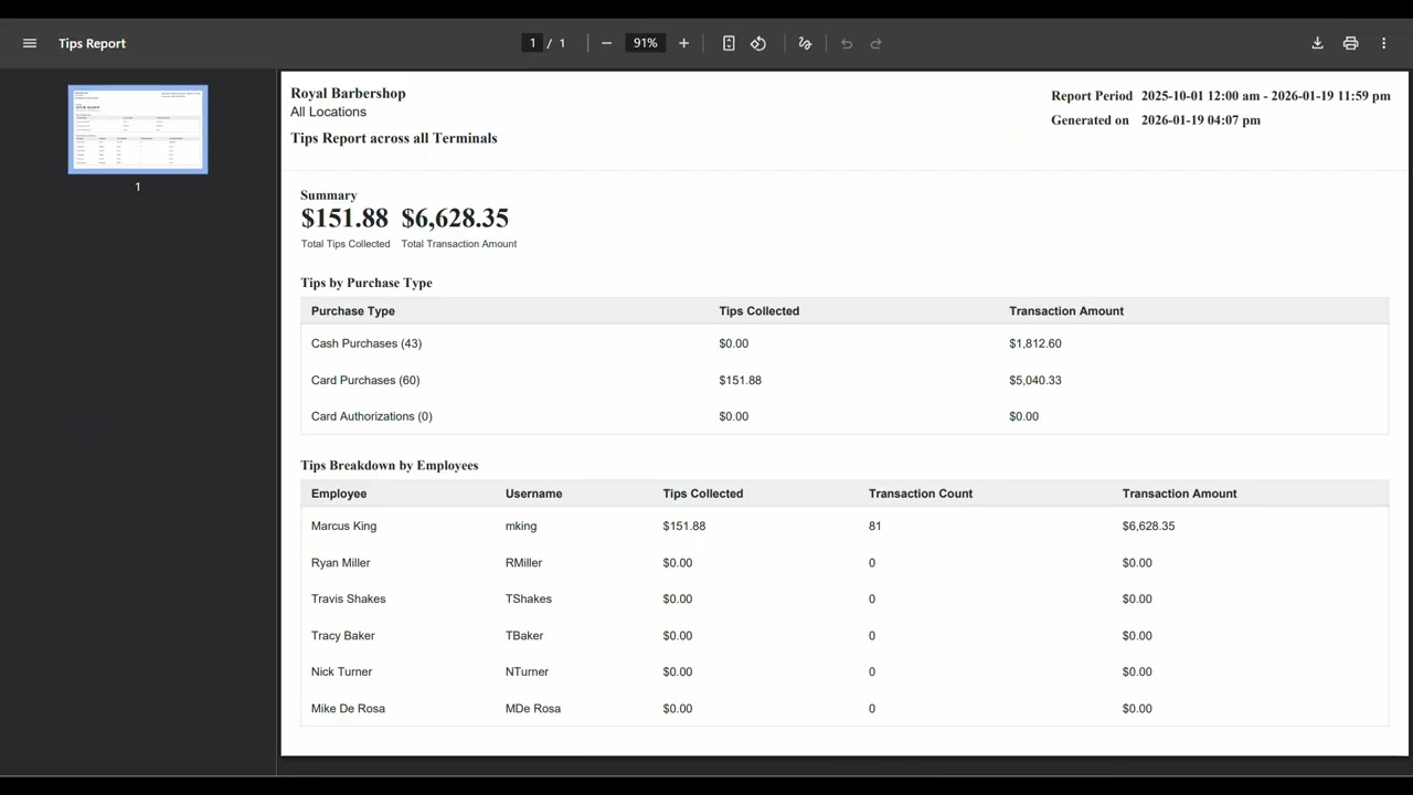 📑 How to Use Taliup POS Reporting