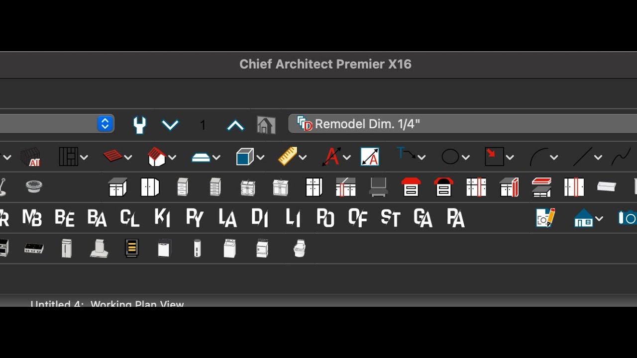 Chief Architect Creating Custom Toolbars
