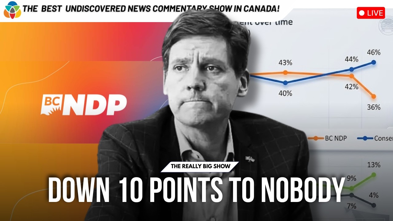 David Eby is losing BC to a party without a leader and he still won't build a pipeline