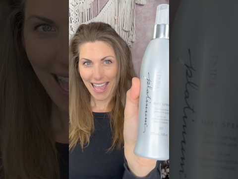 Hair Demo! Kenra Platinum Hot Spray 20 #founditonamazon #amazonbeauty #hairstyling #hairproducts