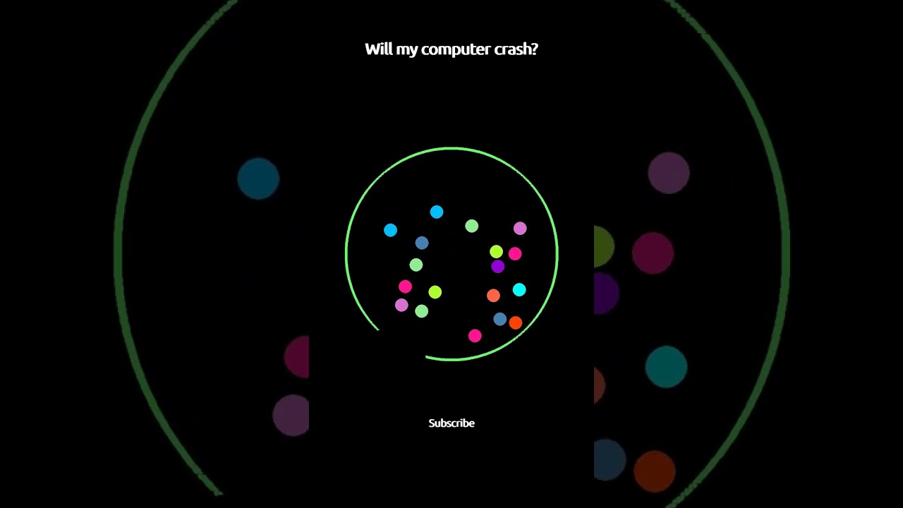 Colorful Bouncing Spheres in Motion