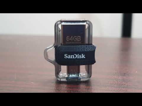 Unboxing SanDisk Ultra Dual 64GB USB 3.0 - Memory Zone App - Earldom ET-OT06 Type C OTG USB