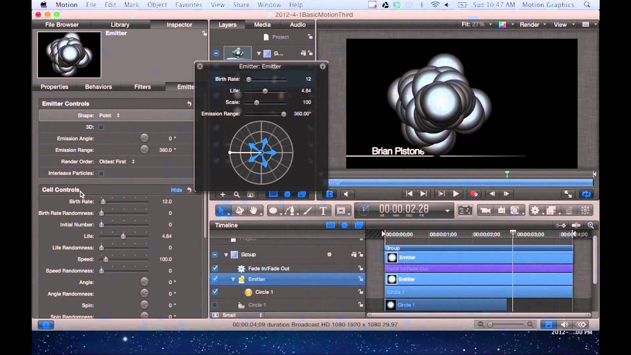 Motion 5 Tutorials- Part 2: Build A Lower Third From Scratch