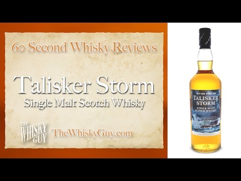 Talisker Storm Single Malt Scotch Whisky - 60 Second Whisky Reviews #038