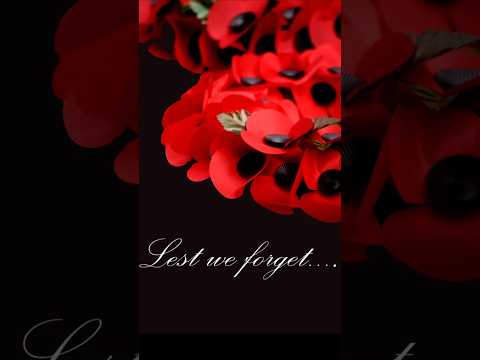 Lest We Forget #remembranceday