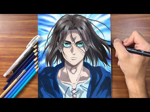 How to Draw Eren Yeager From Attack on Titan – I'm Youtuber – Follow my ...