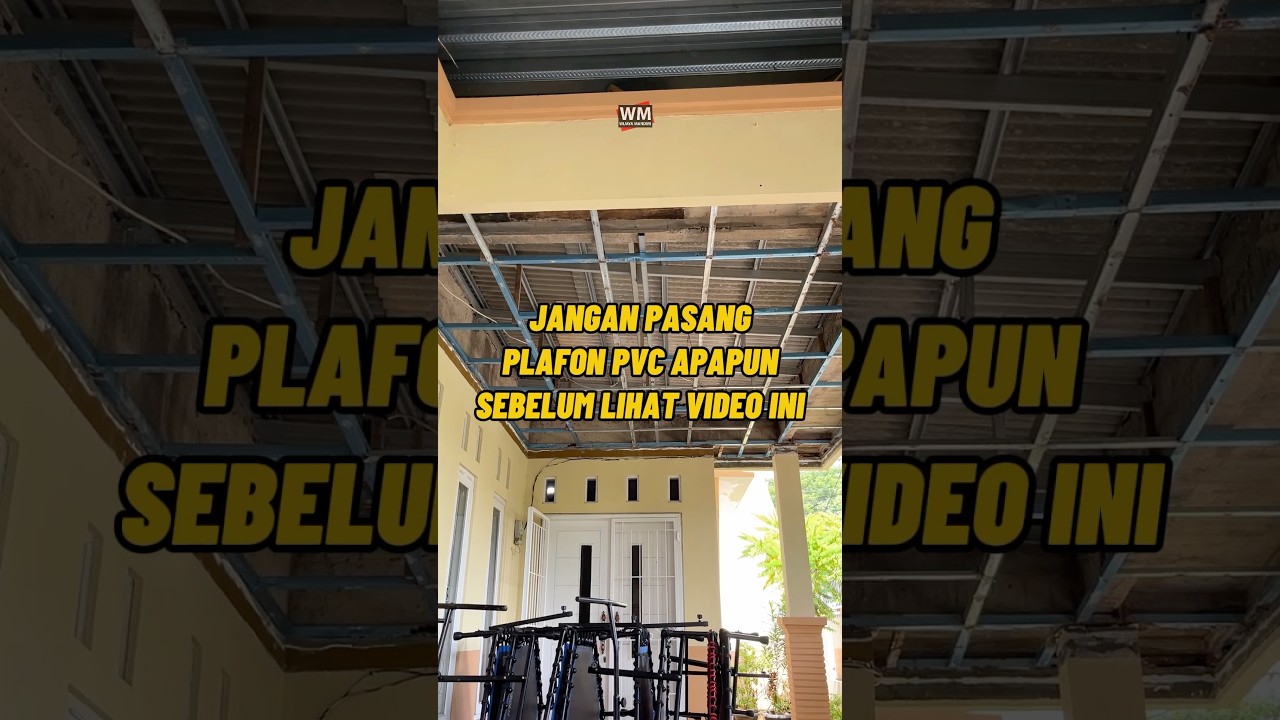 JANGAN SALAH PILIH PLAFON PVC, INI YANG BENAR #interiordesign #homedecor #tips #plafon #interior
