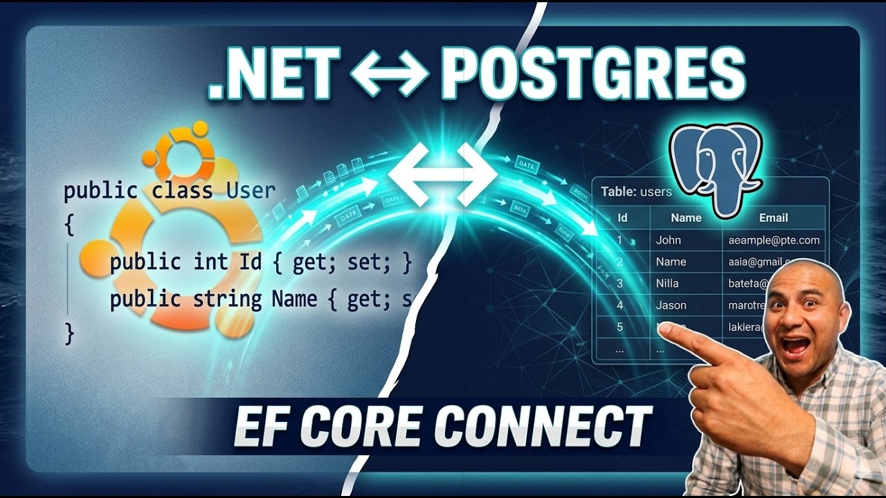Configure Entity Framework with PostgreSQL in .NET Core