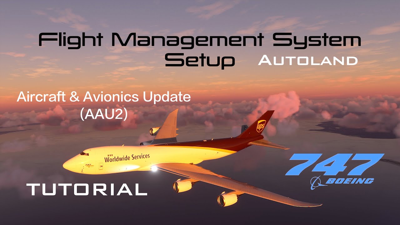 Boeing 747-8 Flight Management System Setup - Toronto to Boston - LNAV ...