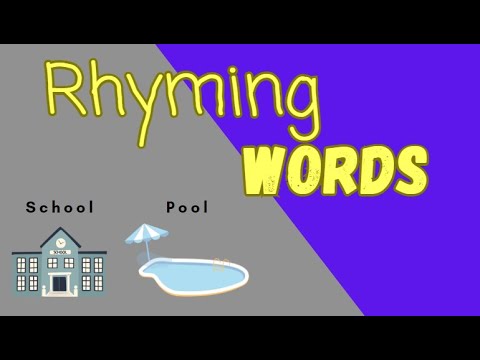 Rhyming words for kids- Does it rhyme? Fun with rhyming words for kids