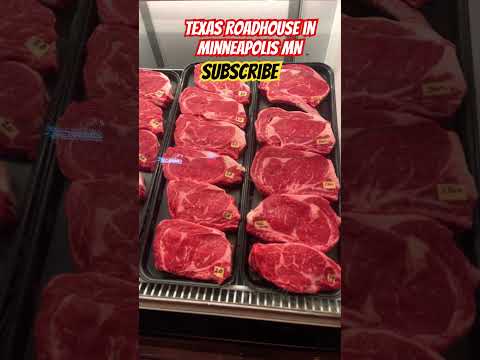 Eating at Texas Roadhouse in Minneapolis MN 2024