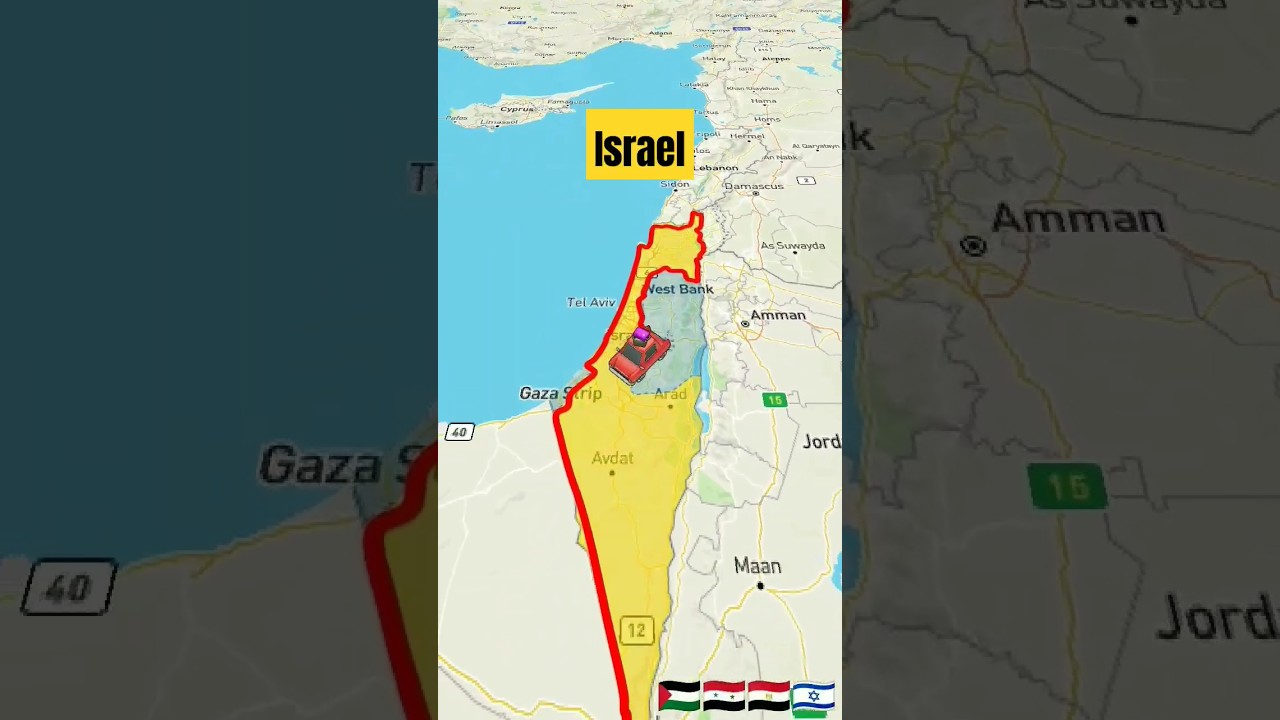 israel #map #world #israel