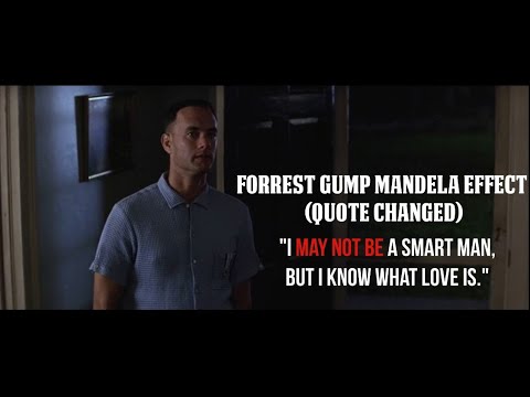 Forrest Gump Mandela Effect (Quote Changed)