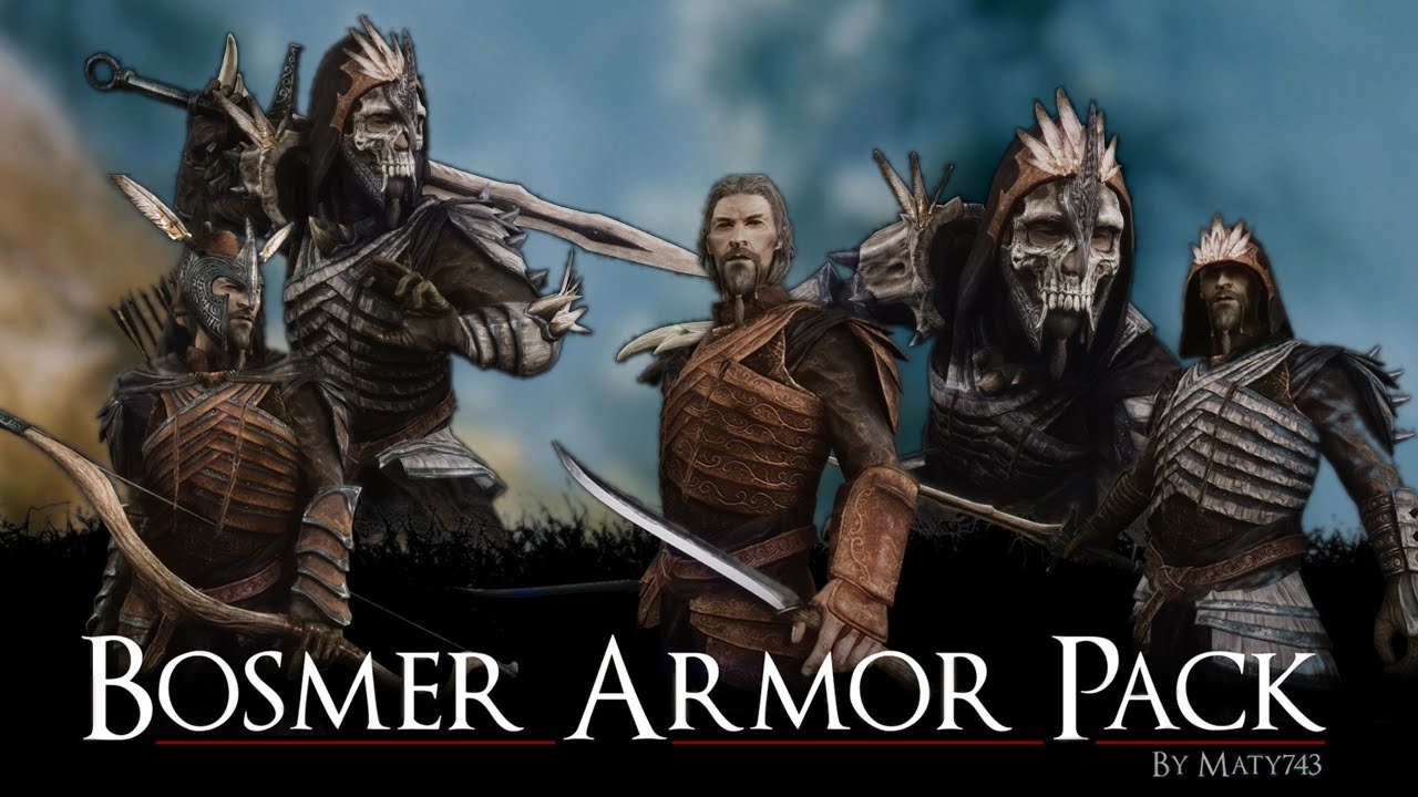Skyrim Mod: Bosmer Armor Pack