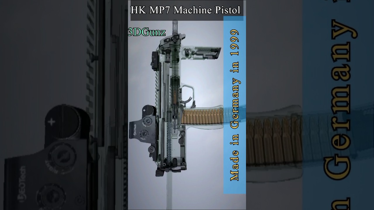 HK MP7 #smg #defense #3d