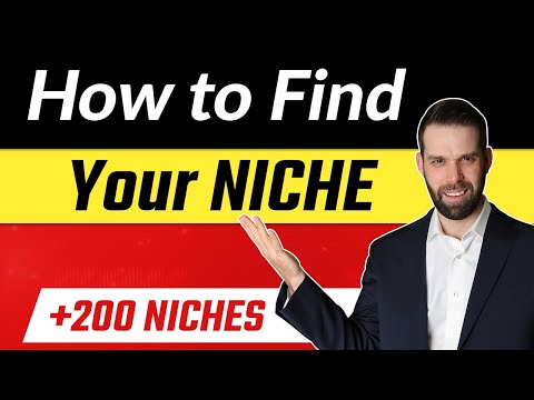 How to Find a Niche for Affiliate Marketing and Blogging (+200 Niches)
