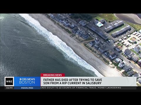 Father dies after trying to save son from Salisbury rip current