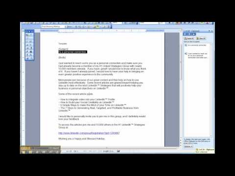 How to Send E-mail Invitations to Personal Connections on LinkedIn