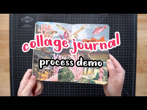 Collage journal demo with East of Honey ✂️