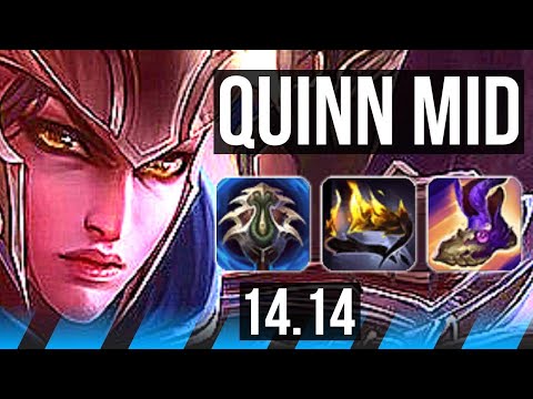 QUINN vs VEX (MID) | 15/1/7, Rank 5 Quinn, 8 solo kills, 69% winrate, Legendary | VN Master | 14.14