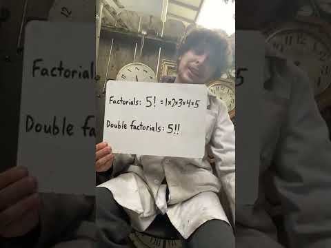 "Double Factorials": What Does 5!! Mean?? #shorts
