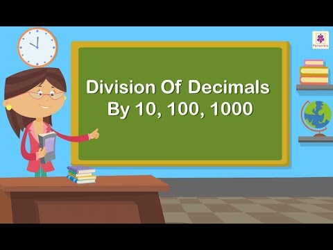 Division Of Decimals By 10, 100, 1000 | Mathematics Grade 5 | Periwinkle