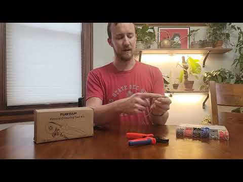 Review of Ferrule Crimping Tool, TUBTAP Ferrule Pliers Crimping Pliers with 1200 Pieces Ferrules