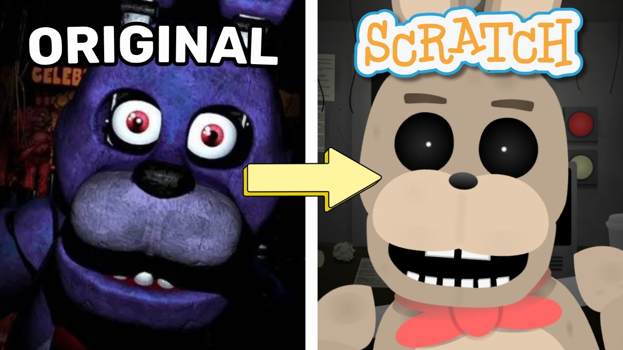 I tried to make a FNAF FANGAME, but in SCRATCH...