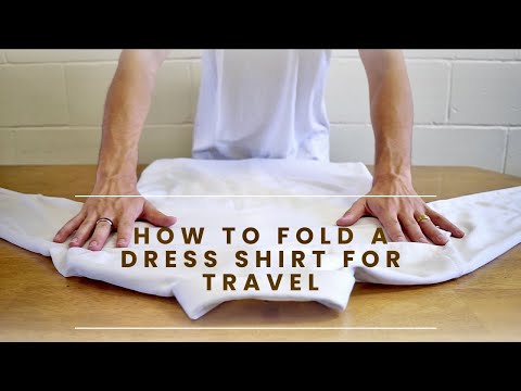 How to Fold A Dress Shirt For Travel? Without Wrinkles