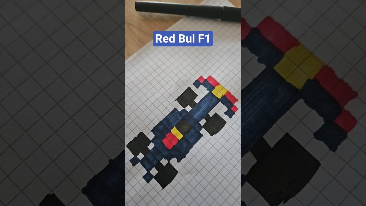 💛Red Bul F1 pixel art💛