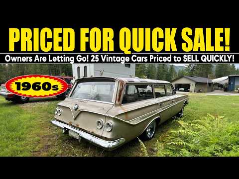 Owners Are Letting Go! 25 Vintage Cars Priced to SELL QUICKLY!