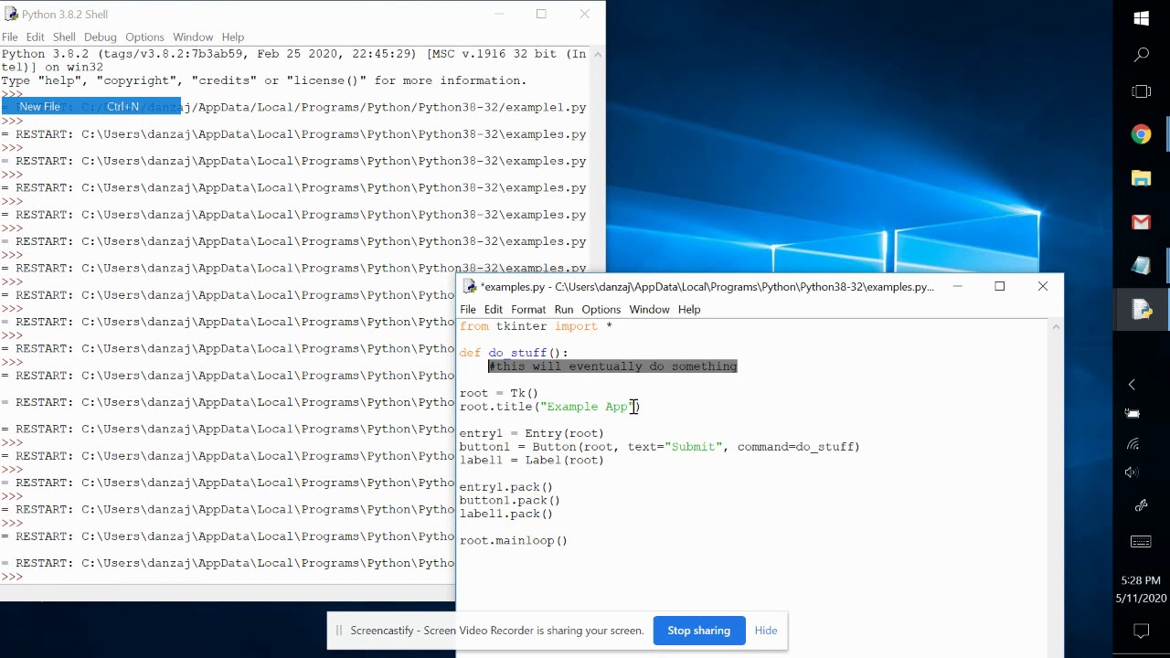 The .get() Method | Python GUI Apps With Tkinter