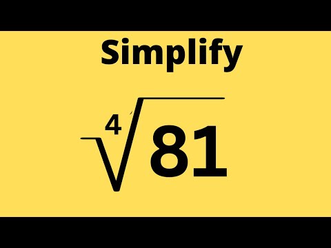 Simplify 4th roots