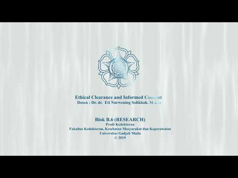 Ethical Clearance and Informed Consent
