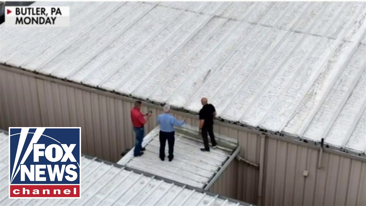 'NOT THAT STEEP': Lawmaker posts video from roof of Trump shooting site