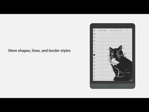 V3.1 More shapes, lines, and colors for Notes app