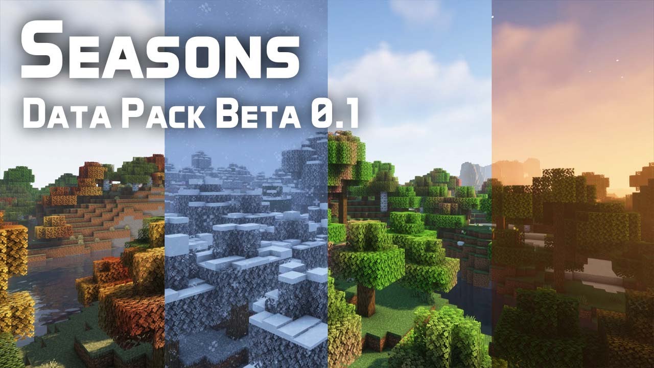 Seasons for Minecraft Data Pack Beta Trailer